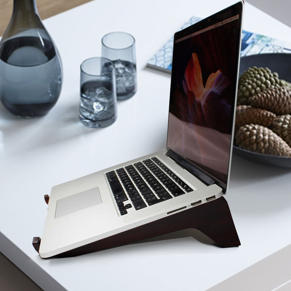 Wooden Laptop Stand | Wenge | Rainforest Italy