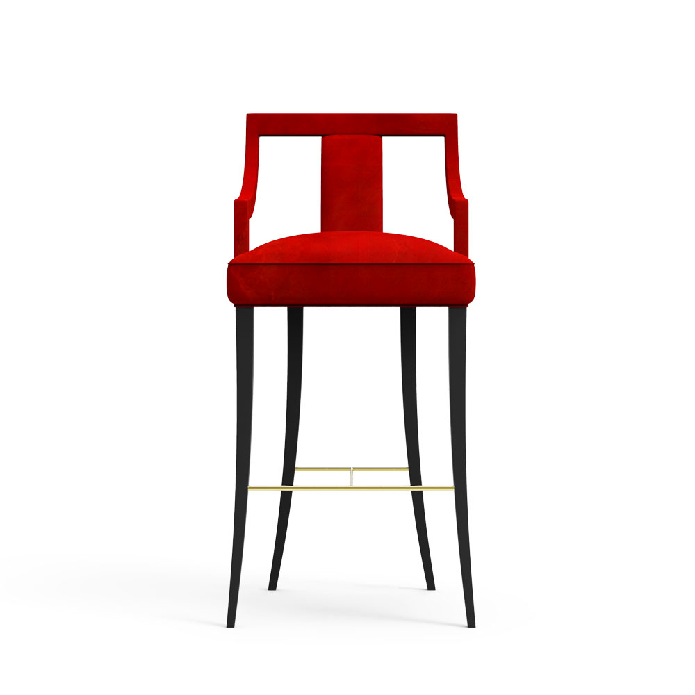 Porch High Chair-Red