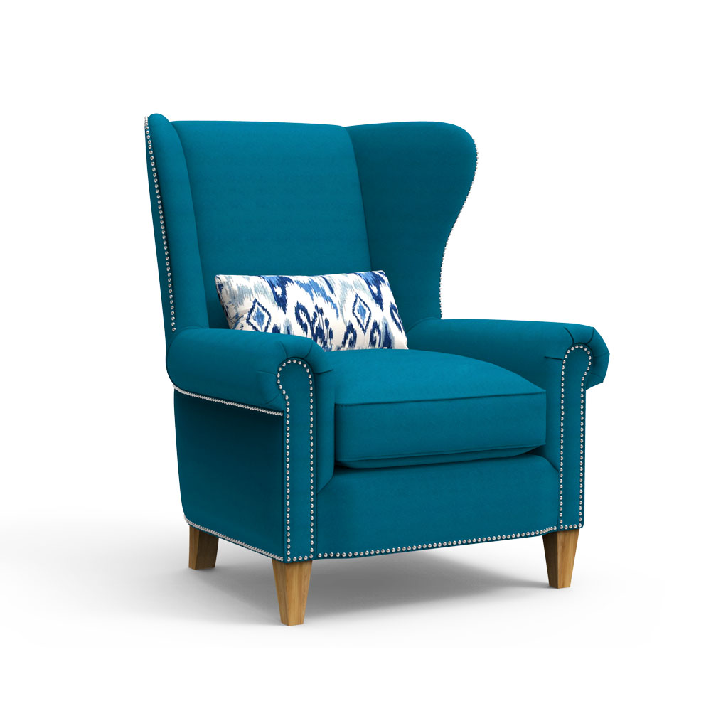 Knights Arm chairs - Blue | Accent chairs Online | Rainforest Italy