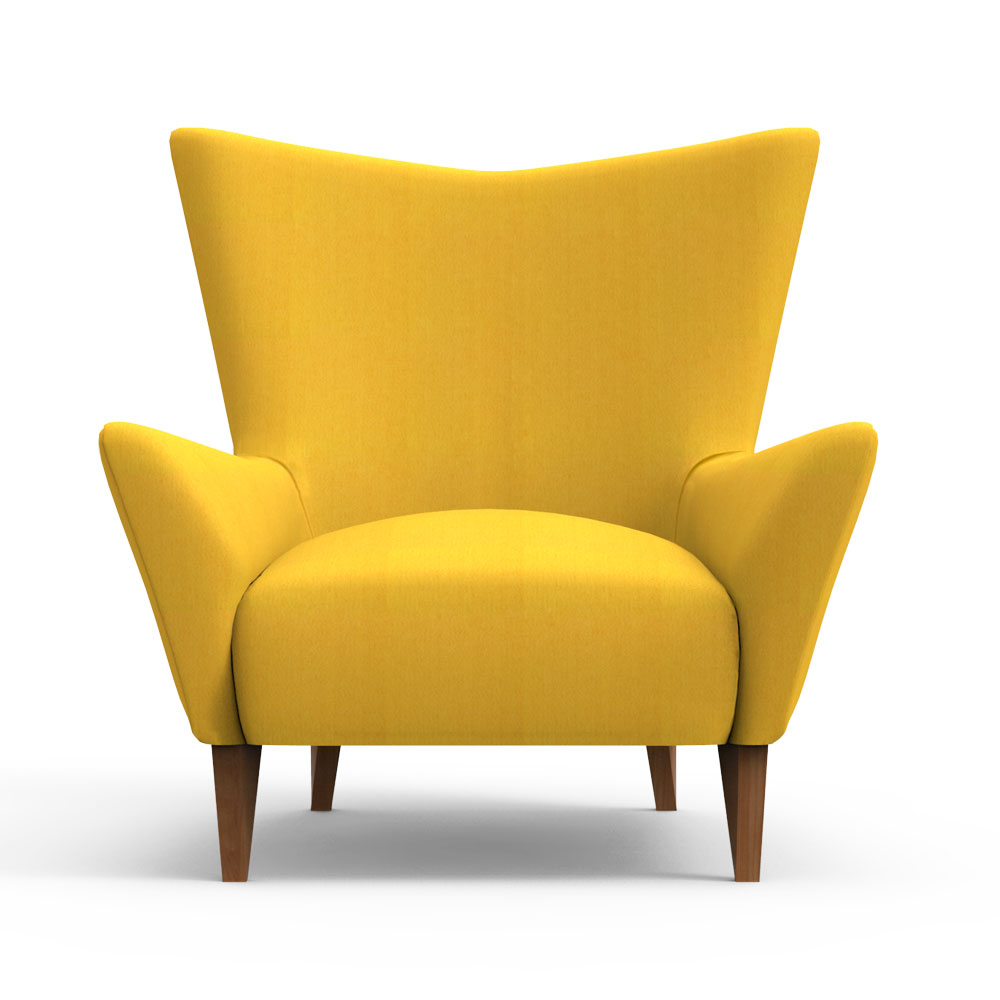 Swain Club chairs - Yellow | Accent chairs Online | Rainforest Italy