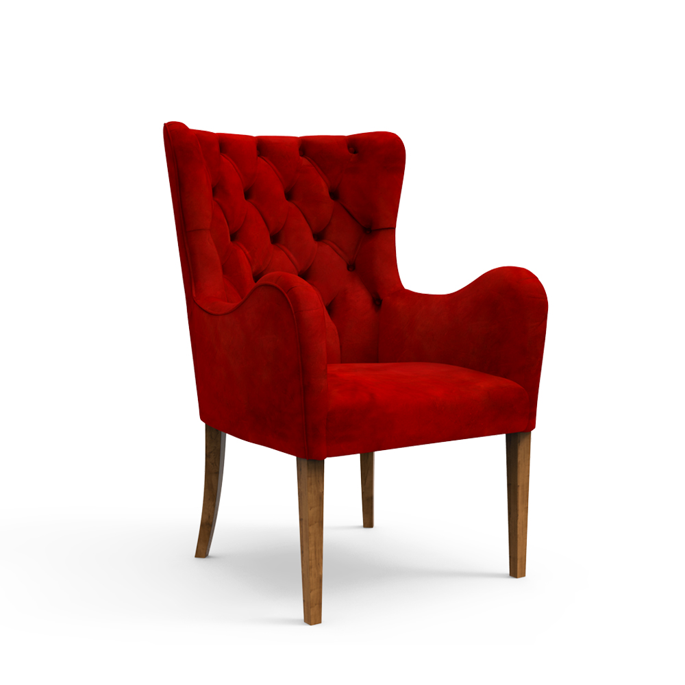 Buy Laurel Armchairs- Crimson Red | Accent chairs | Rainforest Italy