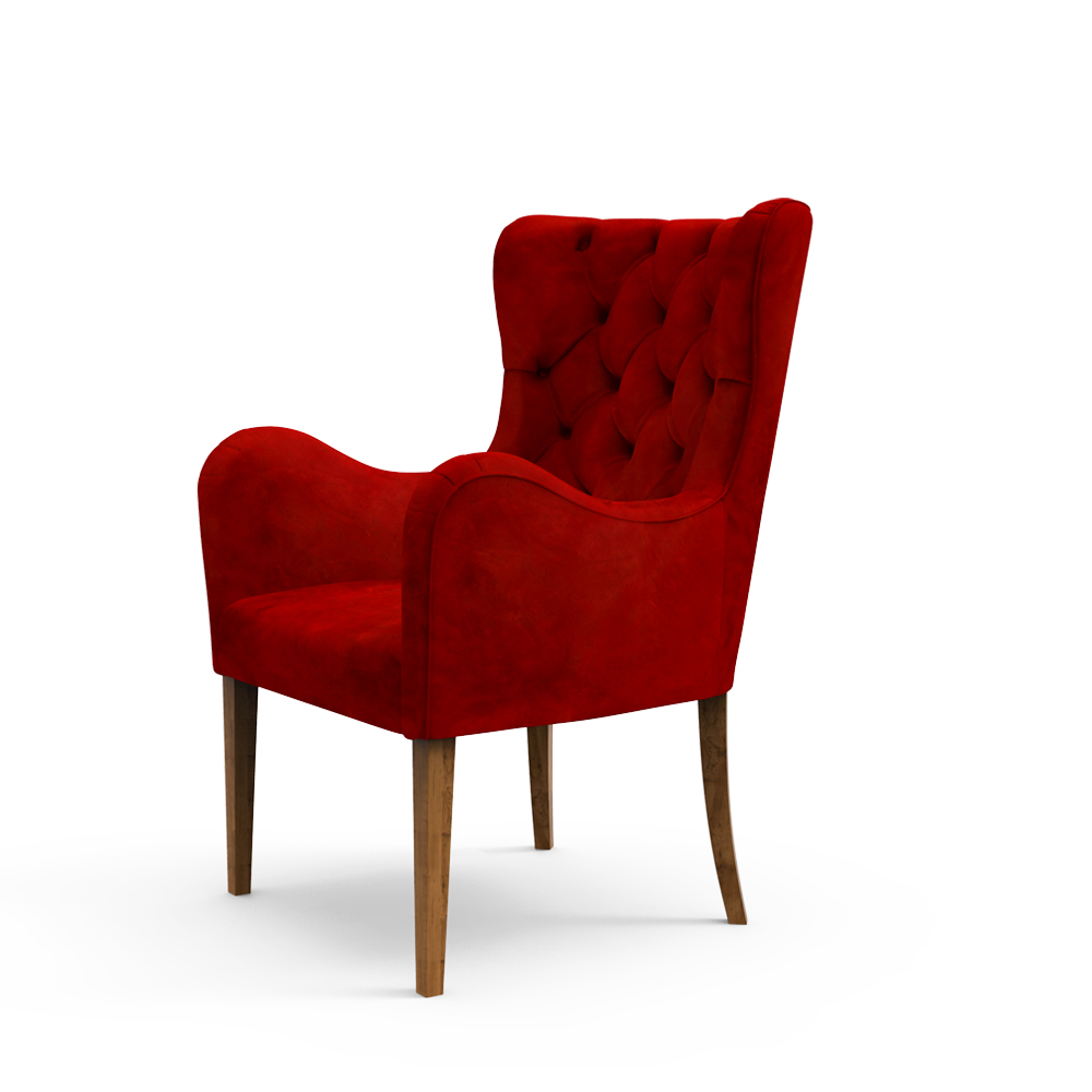 Buy Laurel Armchairs- Crimson Red | Accent chairs | Rainforest Italy