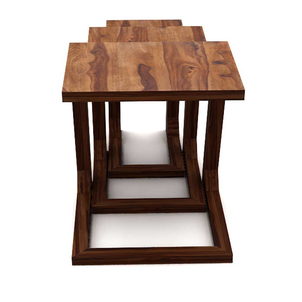 Tilt Nested Stool | Set Of 3 | Rainforest Italy