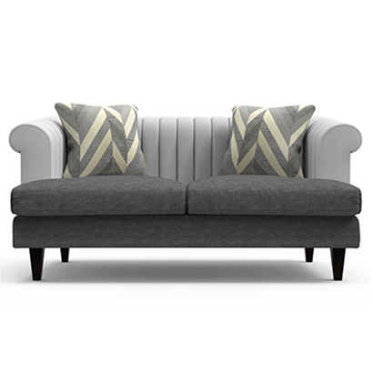 Buy RF Duality Ribs Grey Sofa | Living Room Furniture | Sofa Furniture ...